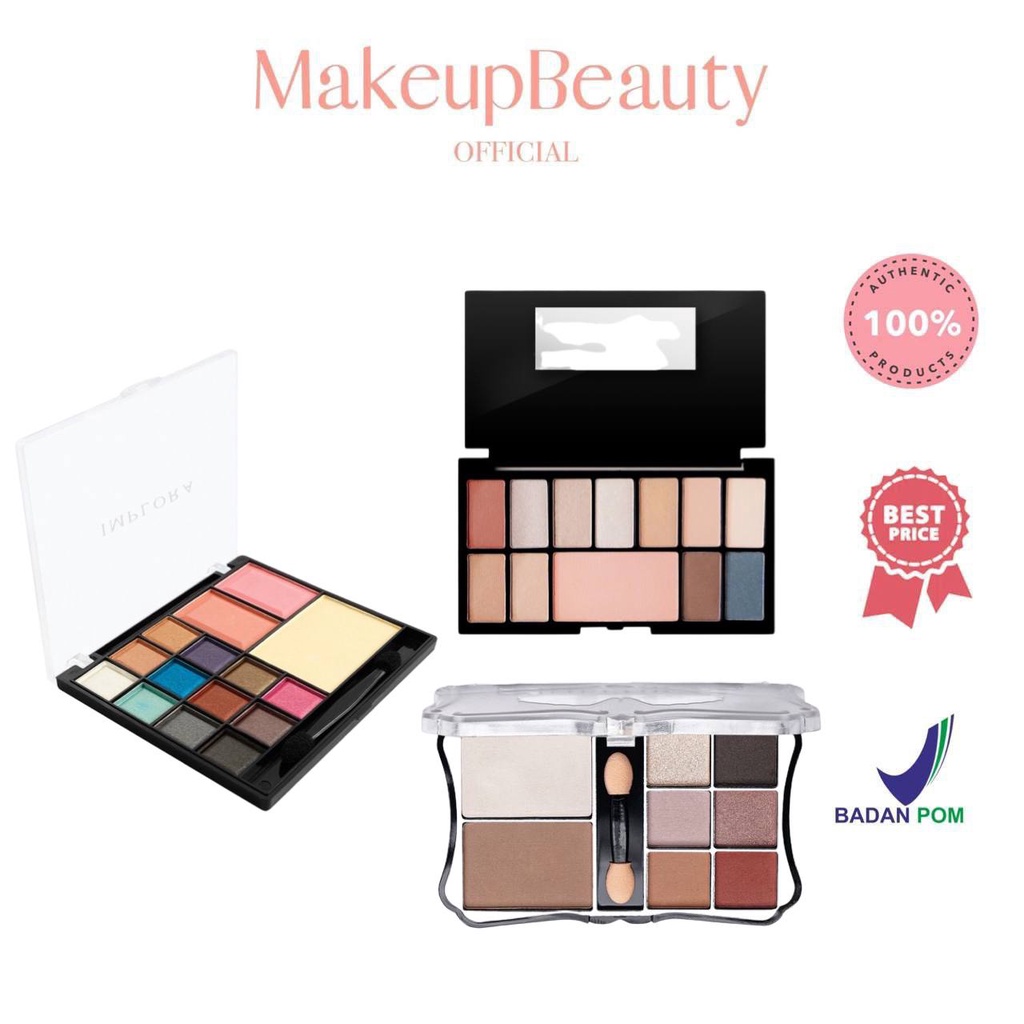 Jual IMPLORA Eyeshadow Palette - Thesmokes (11 Color) | The Brights ...