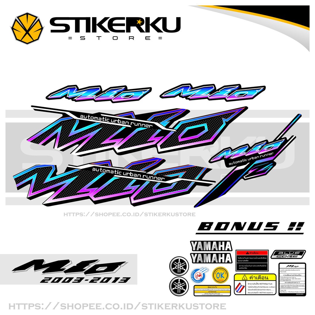 Jual STRIPING MIO URBAN / MIO SPORTY / THAILAND / LAMA / SMILE / GARNIS ...