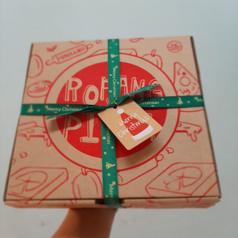 Jual Extra Box Pizza ukuran d.22cm untuk Hampers Bingkisan Ulang Tahun ...