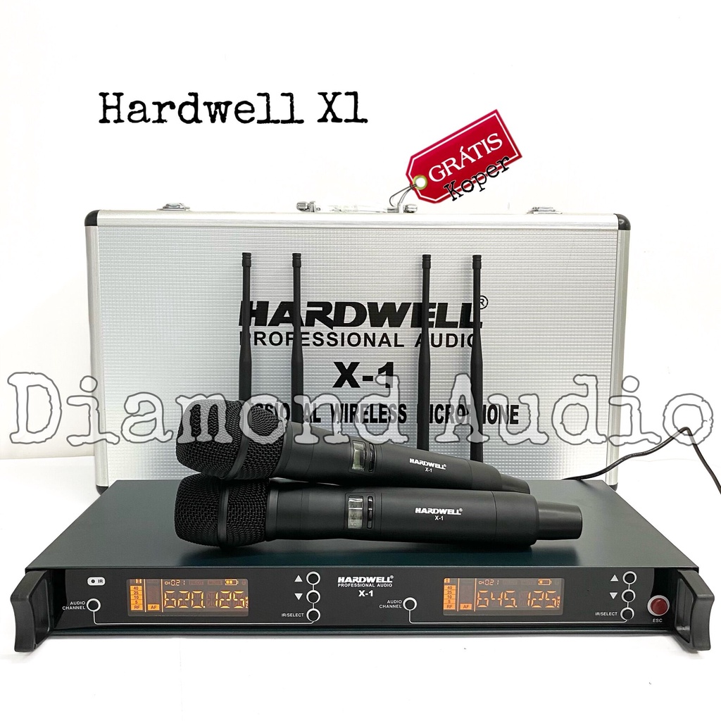 Jual Mic Wireless Hardwell X1 Uhf Handheld Original Microphone X 1 Free ...