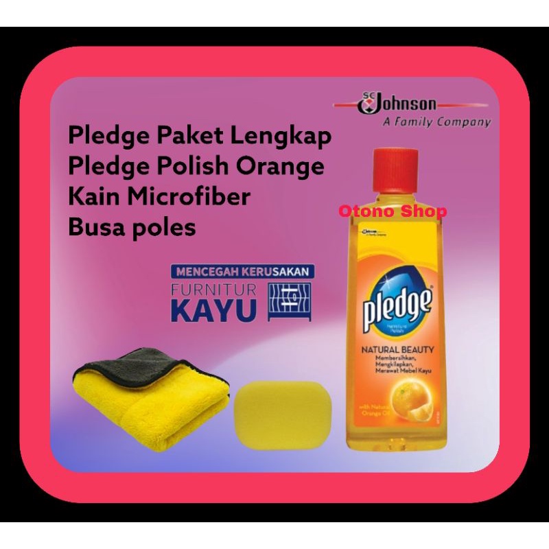 Jual Pledge Furniture Polish Orange - Paket Pledge - Pledge Polish ...