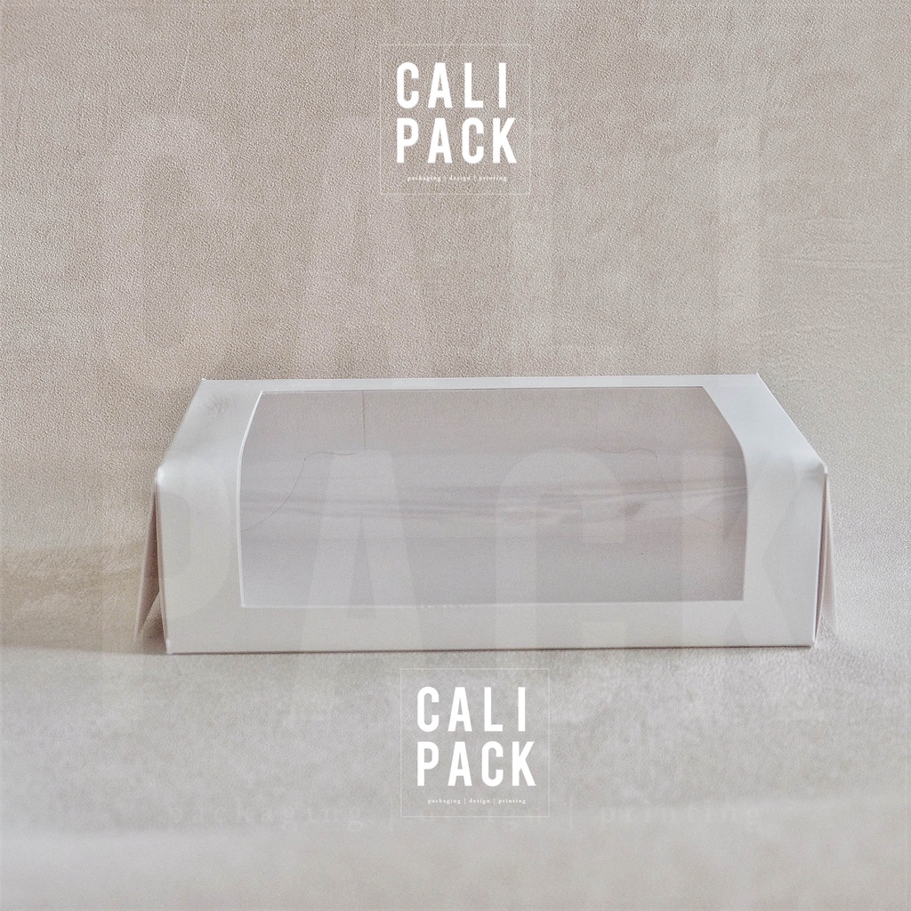 Jual [READY STOCK] BOX KUE Mika Bolu/Mini Cake Panjang | Kemasan Cake ...