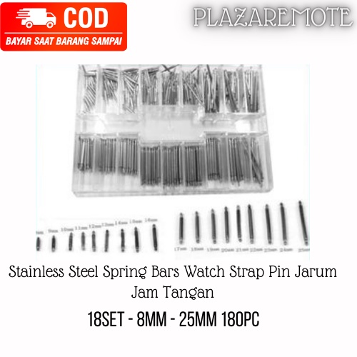 Jual watch strap pin besi jarum pengait jam tangan RANTAI spring bar ...