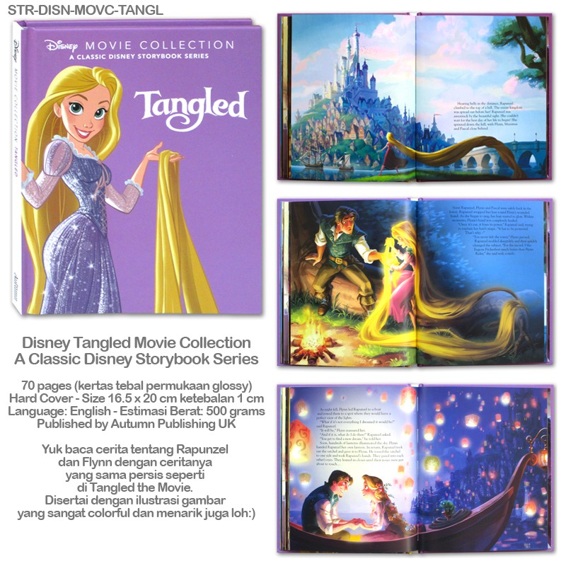 Jual BUKU ANAK : Disney Tangled Movie Collection - A Classic Disney ...