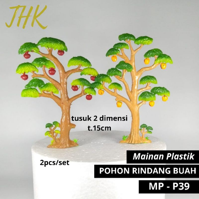 Jual MP P39 - Hiasan Kue Cake Topper Pohon Rindang Buah Tusuk | Shopee ...