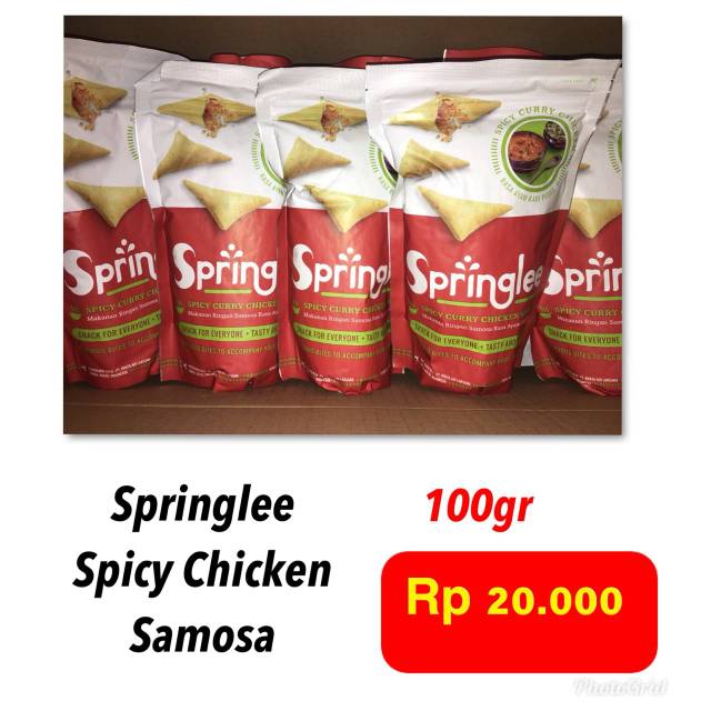 Jual Springlee Spicy Chicken Samosa | Shopee Indonesia