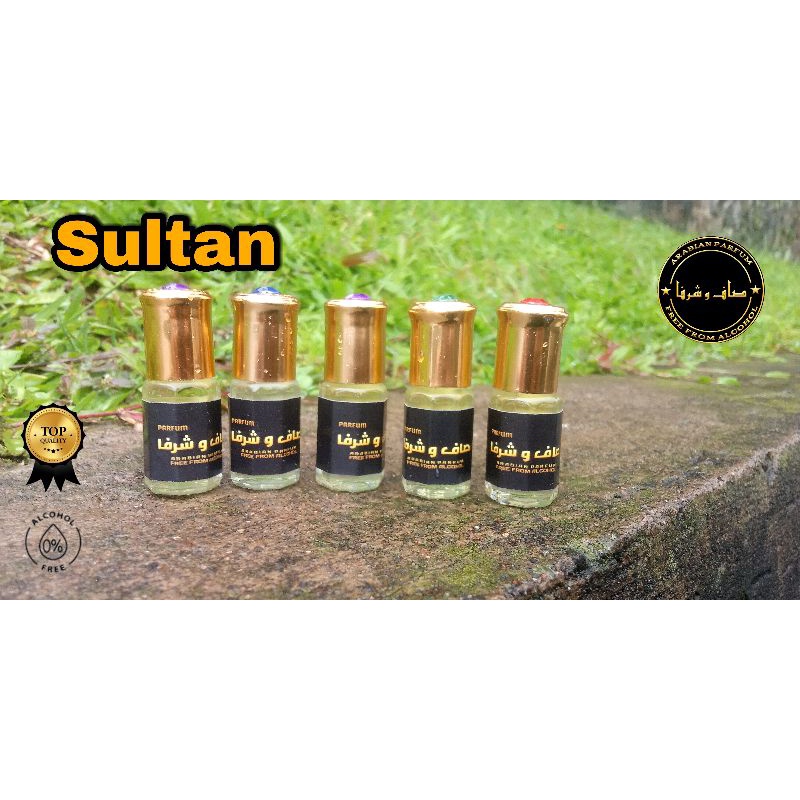 Jual Parfum Sultan Aroma Lembut Khas Timur Tengah Kemasan 3ml | Shopee ...