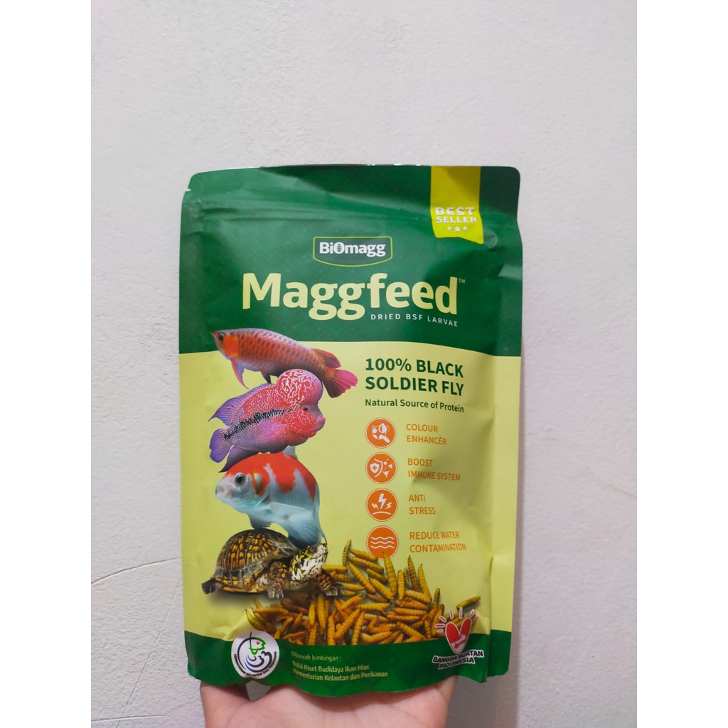 Jual Maggfeed MAGGOT KERING (PAKAN TERNAK PELIHARAAN) | Shopee Indonesia