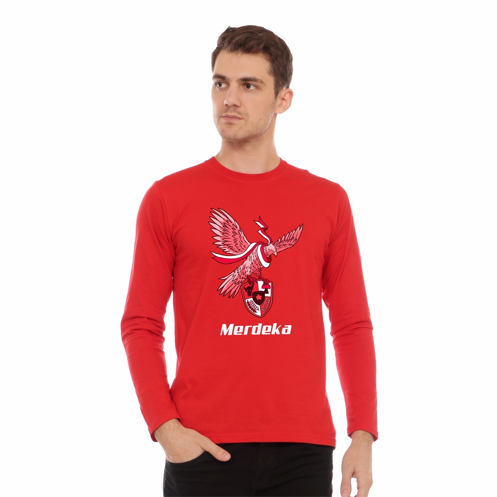 Jual Kaos Kemerdekaan Agustusan Merah Putih Lengan Panjang Unisex | Shopee Indonesia