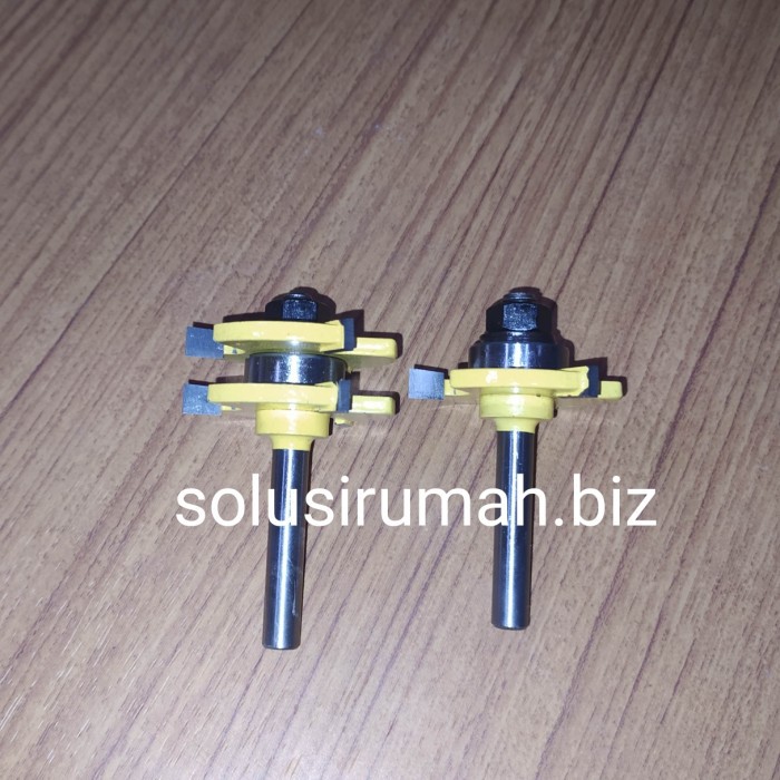 Jual mata router profile tounge joint bit tenon 1/4 inch 6mm sambung ...