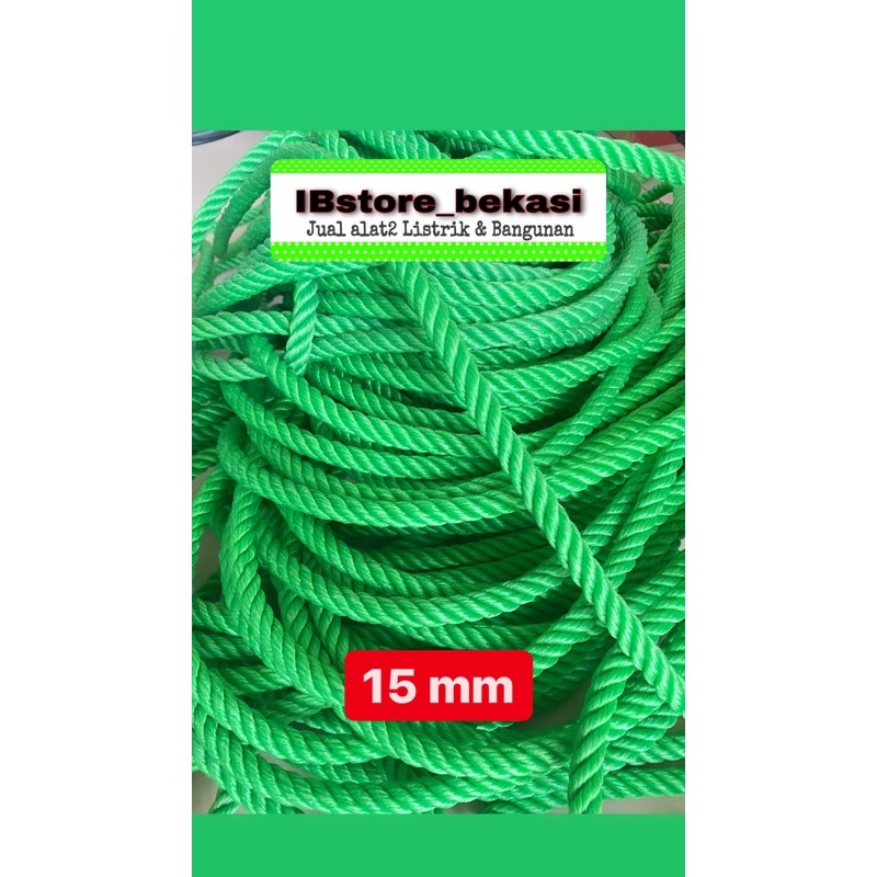 Jual Tali tambang plastik 15mm | Shopee Indonesia