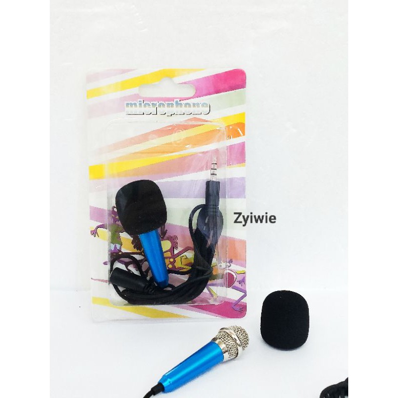 Jual Mic Smule Karaoke / Mic Mini Smule 2in1 + Jack Earphone Headset ...