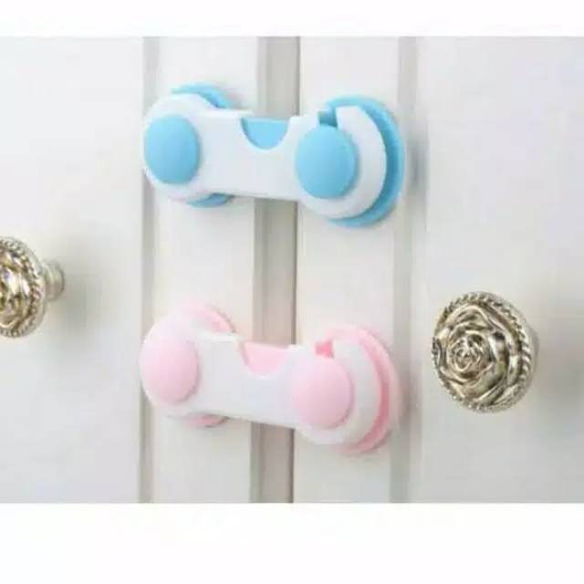 Jual 1234OS - Pengaman Laci Lemari Safe Lock Pengait Pintu Penahan ...
