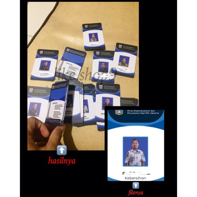 Jual CETAK ID CARD 2 SISI MURAH & CEPAT | Shopee Indonesia