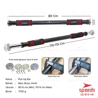 Jual SPEEDS Pull Up Bar Door Bar Chin Up Bar Tiang Pull Up Alat ...