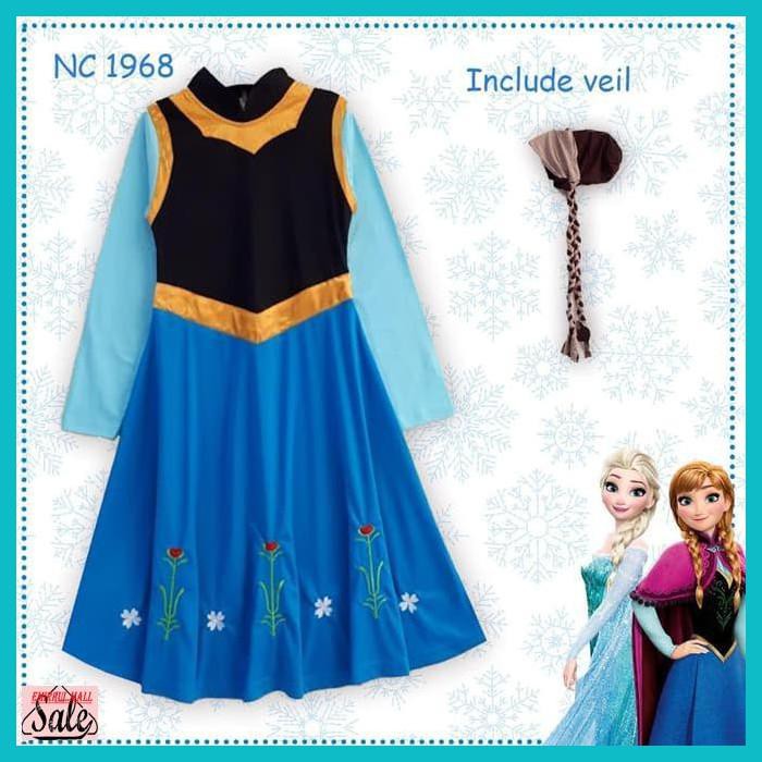 Jual ssecnirp- baju muslim elsa / frozen 2 -asliiii. | Shopee Indonesia