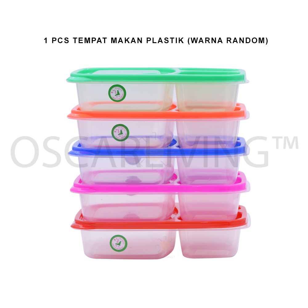 Jual Tempat Makan SL Plastic Large Bentoo Lunch Box / Tempat Makan ...