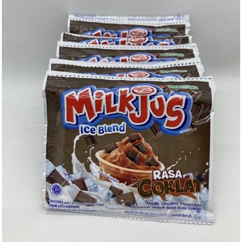 Jual Serbuk Minuman Instan Milkjus Rasa Coklat Segar Eceran Kemasan 25 ...