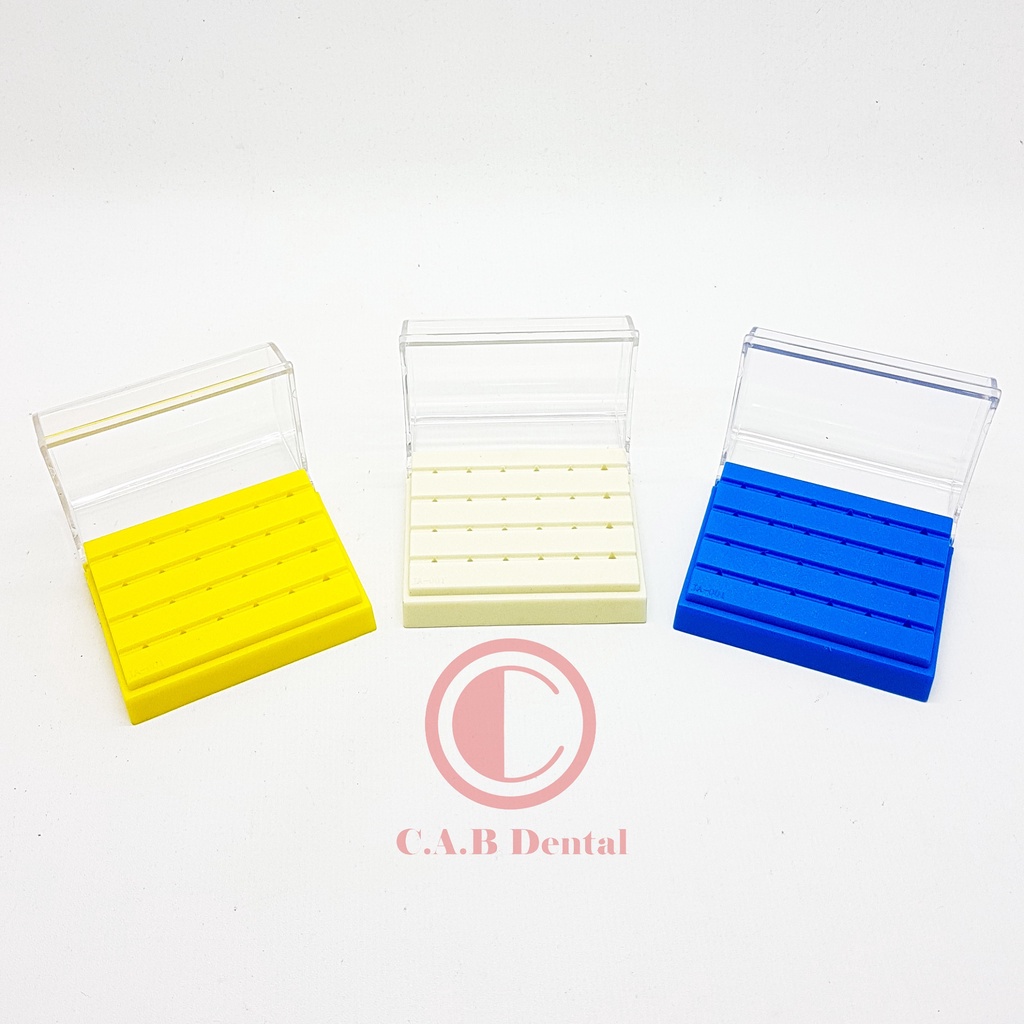 Jual BUR BLOCK PLASTIK KOTAK FLIP / DENTAL BUR BLOCK / TEMPAT BUR GIGI ...