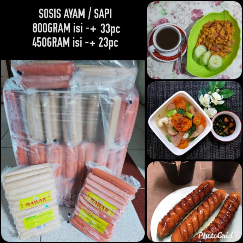 Jual Sosis Sapi Mawar 450g / Sosis Mawar 800g | Shopee Indonesia