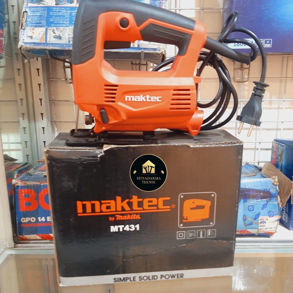 Jual MESIN GERGAJI ORBITAL MT431//JIG SAW MT 431 MAKTEC | Shopee Indonesia