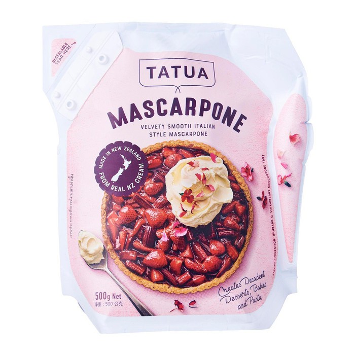Jual TATUA MASCARPONE CREAM CHEESE VELVETY SMOOTH 500gr | Shopee Indonesia