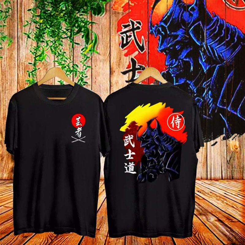 Jual Baju Kaos Distro Samurai Iblis Kaos Kekinian Jepang Lengan Pendek ... Jual Baju Kaos Distro Samurai Iblis Kaos Kekinian Jepang Lengan Pendek ...