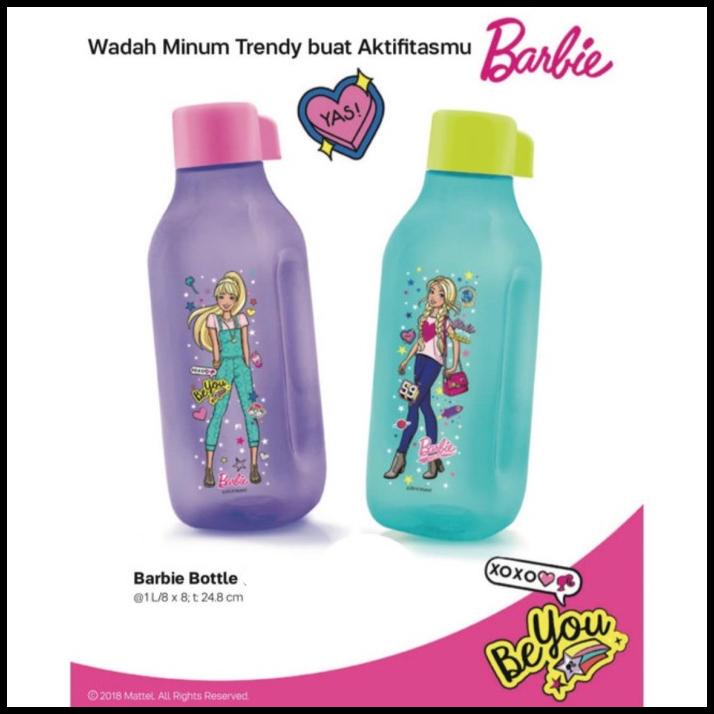 Jual Terbaru!!! Botol Minum Anak Tupperware Barbie Bottle 1 Liter ...
