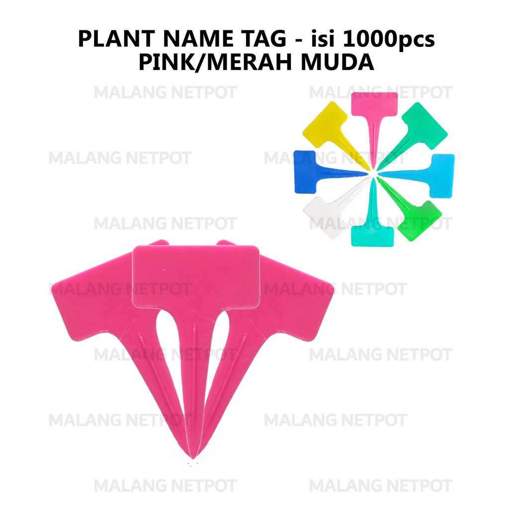 Jual Plant Name Tag Pink - isi 1000pcs | Shopee Indonesia