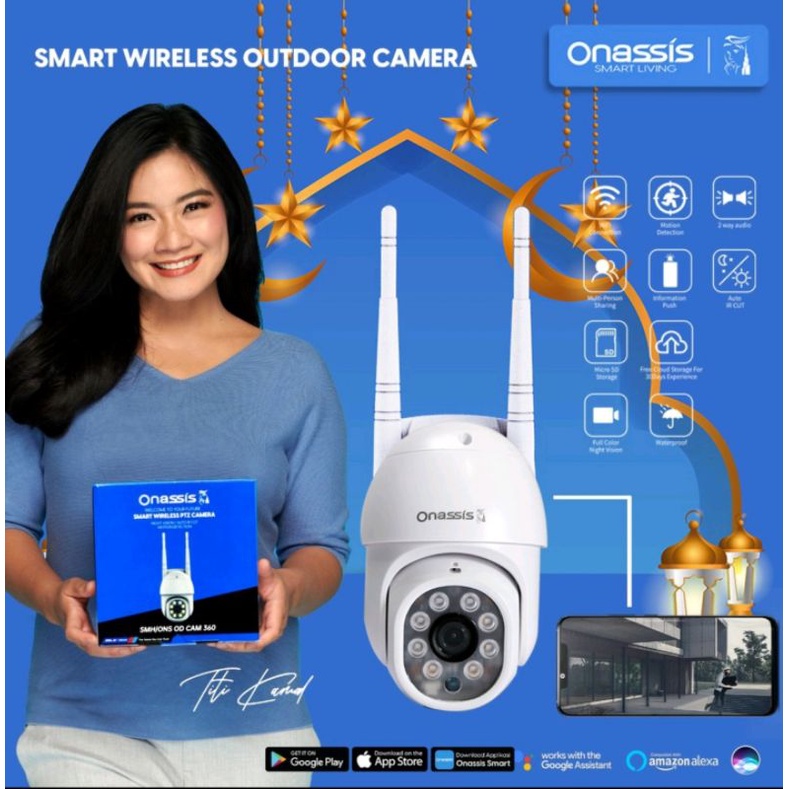 Jual ONASSIS SMART System OUTDOOR CAMERA 360 Kamera CCTV Pintar Anti ...