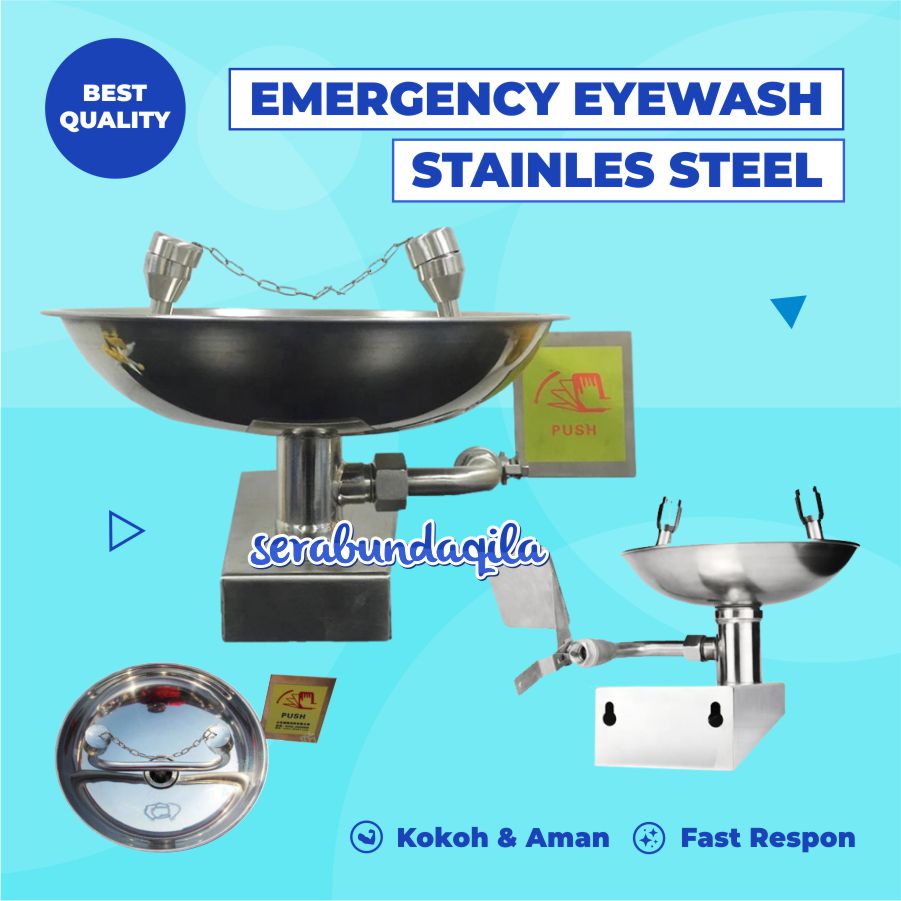 Jual Emergency Eyewash, Eyewash Station Wall Mounted, Wastafel Pencuci ...