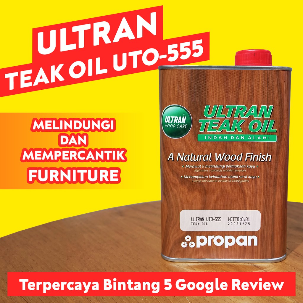 Jual PROPAN ULTRAN TEAK OIL UTO-555 Untuk Merawat dan Melindungi Kayu 0 ...