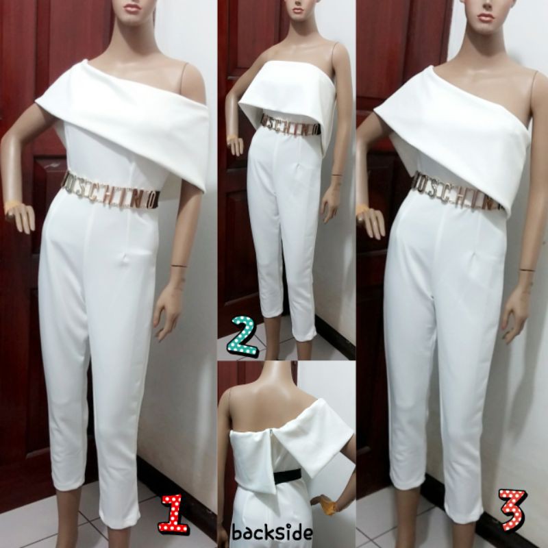 Jual Jumpsuite Scuba Sabrina | Shopee Indonesia