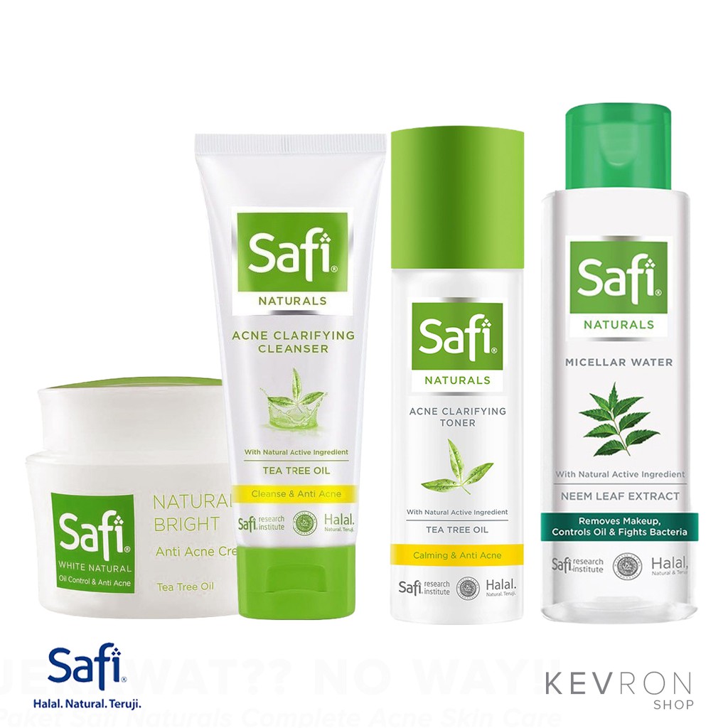 Jual Paket Safi Naturals Complete Acne Skin Care | Shopee Indonesia