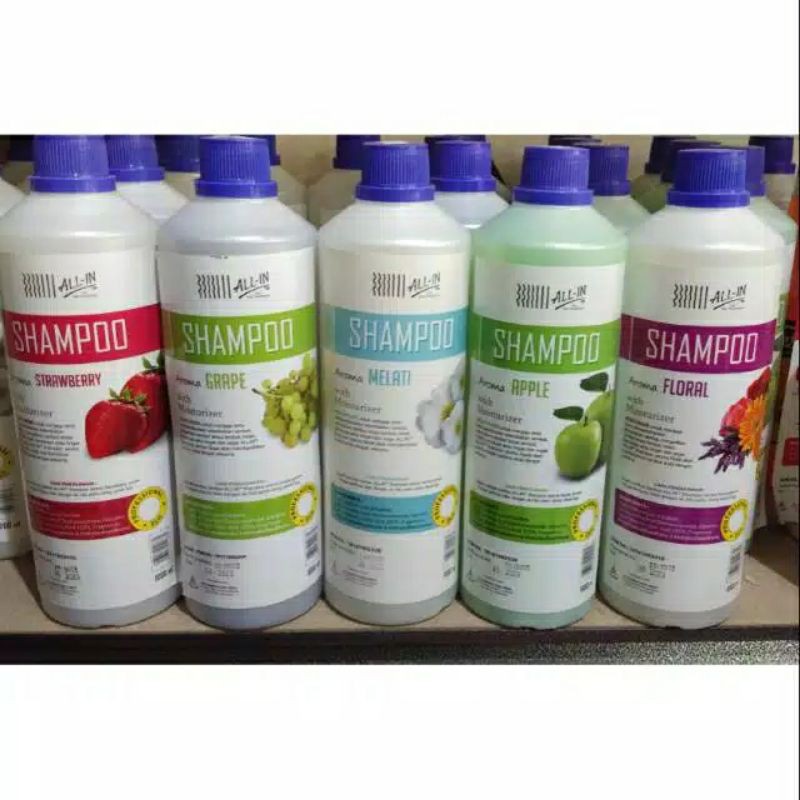 Jual All in shampo / conditioner 1lt / sampo / kondisioner 1liter ...