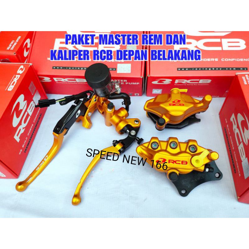 Jual PAKET MASTER REM RCB S1 SERIES 0RIGINAL PLUS KALIPER RCB S SERIES S3 SERIES DEPAN BELAKANG ...