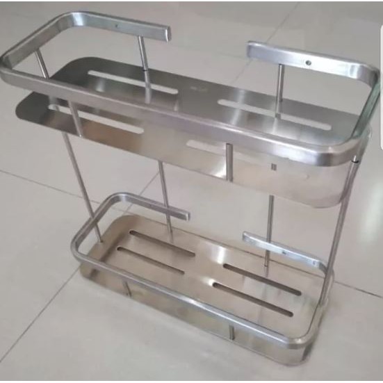 Jual Rak shampoo/sabun/basket ss304 kotak 2 susun 3535 | Shopee Indonesia
