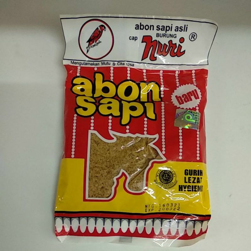 Jual Abon Sapi Cap Burung Nuri 90 Gram | Shopee Indonesia