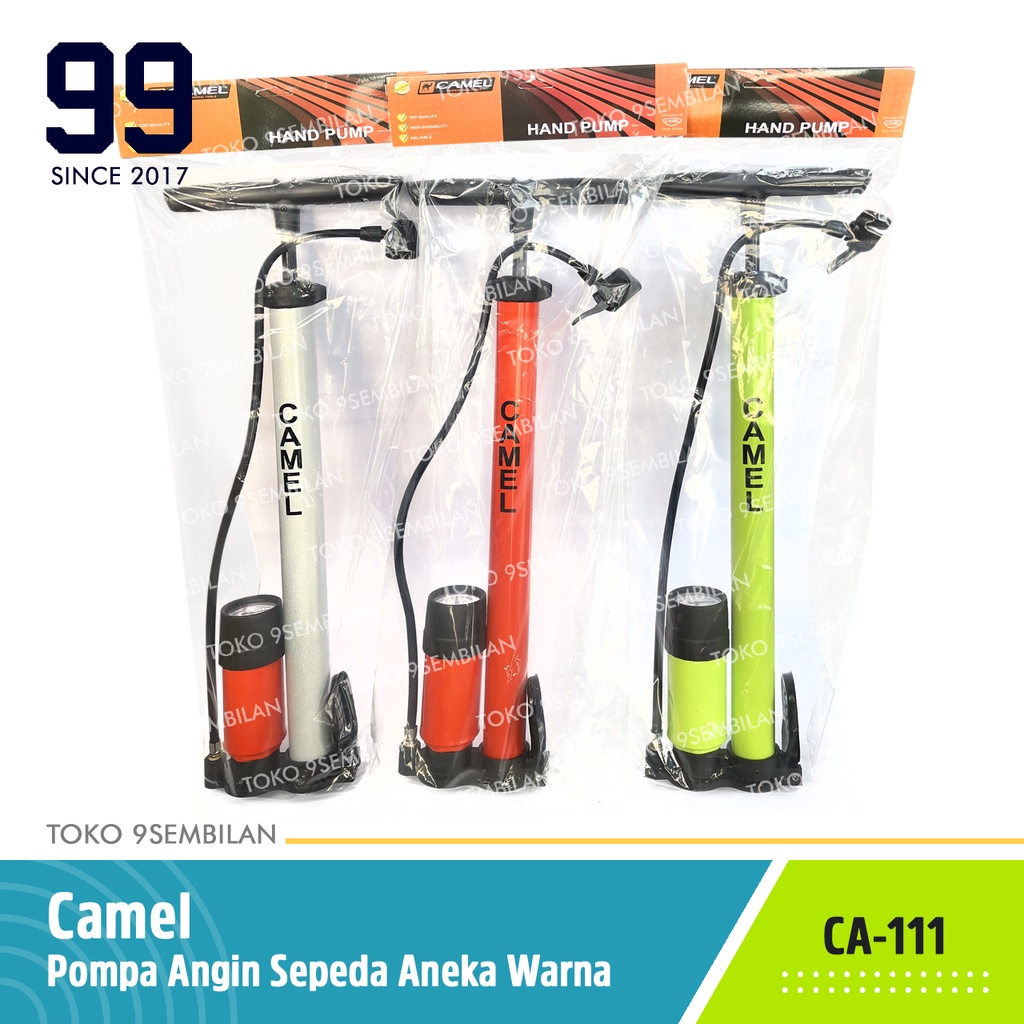 Jual Camel Pompa Angin Tangan Tabung Meter Stainless Steel Hand Pump ...
