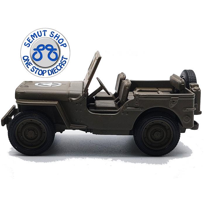 Jual Welly Nex 1941 Jeep Willys MB Miniatur Diecast Jeep tentara ...