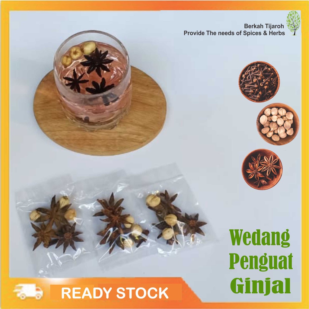 Jual Wedang Teh Bunga Lawang Cengkeh Kapulaga Pekak Ramuan Herbal ...