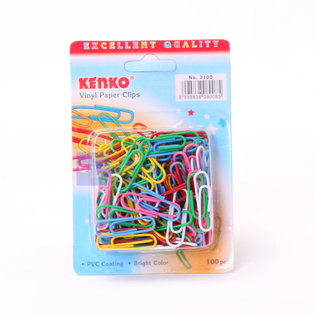 Jual [BS 799] Paper Clip Warna Kenko No 3100 / Klip Penjepit Kertas Isi ...