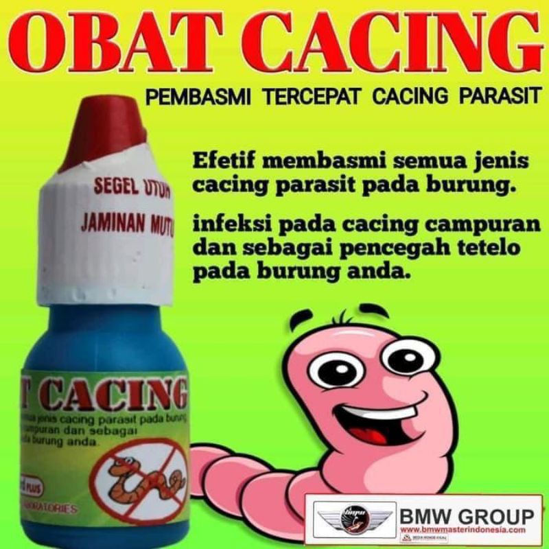 Jual OBAT CACING BURUNG 10ML/SUPLEMEN BURUNG/VITAMIN BURUNG | Shopee ...