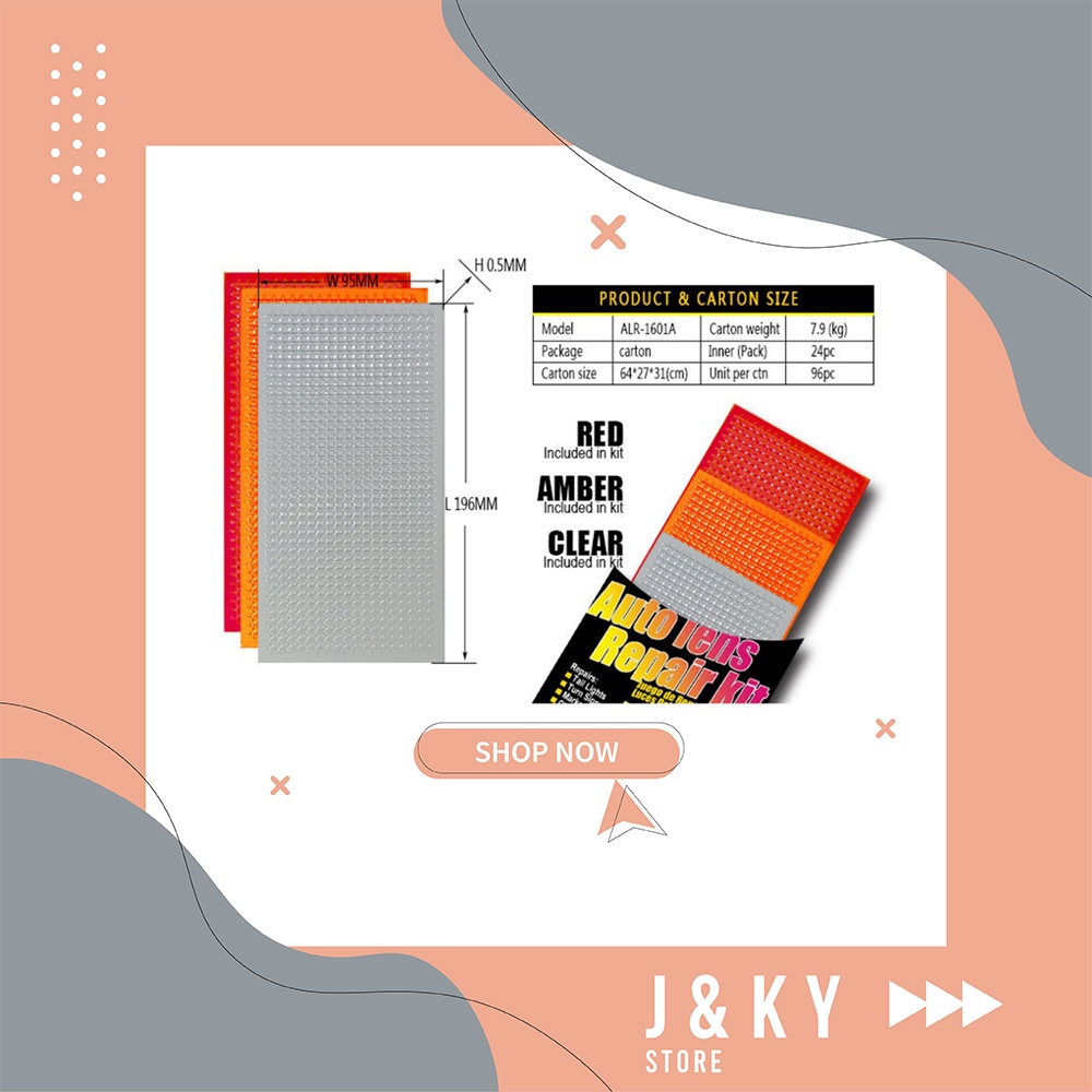 Jual Film Reparasi Retak Lensa Mobil untuk lampu belakang - Auto Lens ...