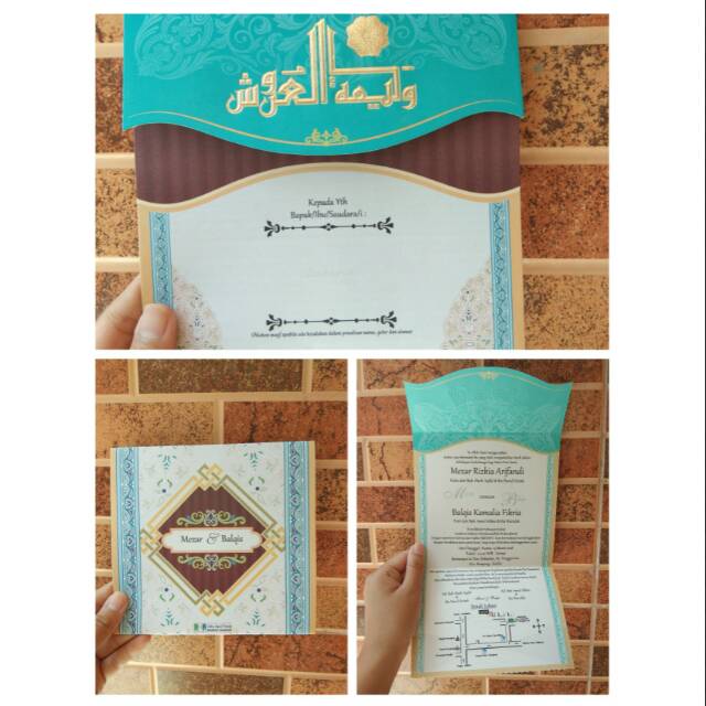 Jual UNDANGAN PERNIKAHAN NUANSA ISLAMI DENGAN TULISAN ARAB | Shopee ...
