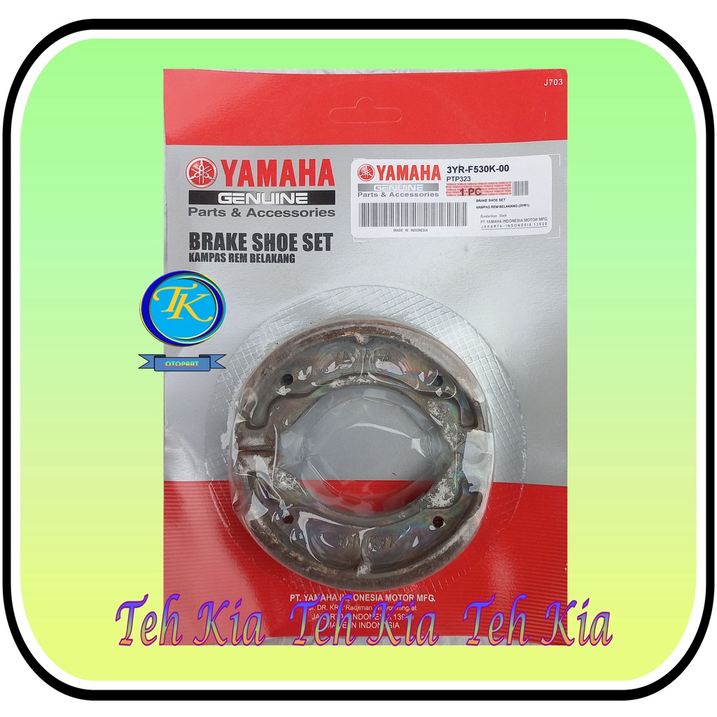 Jual Kampas Rem Belakang Yamaha Jupiter Mx, Jupiter Z, Vega, F1ZR, Alfa, Crypton, all Mio ...