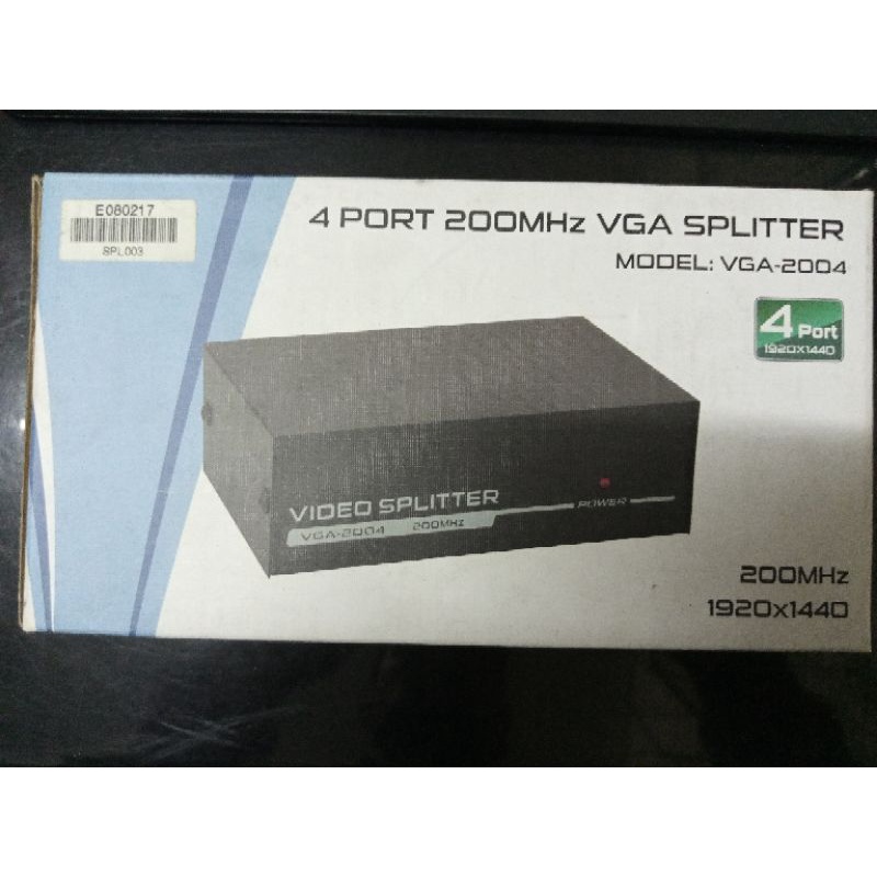 Jual VGA Splitter 4 port 200mhz | Shopee Indonesia
