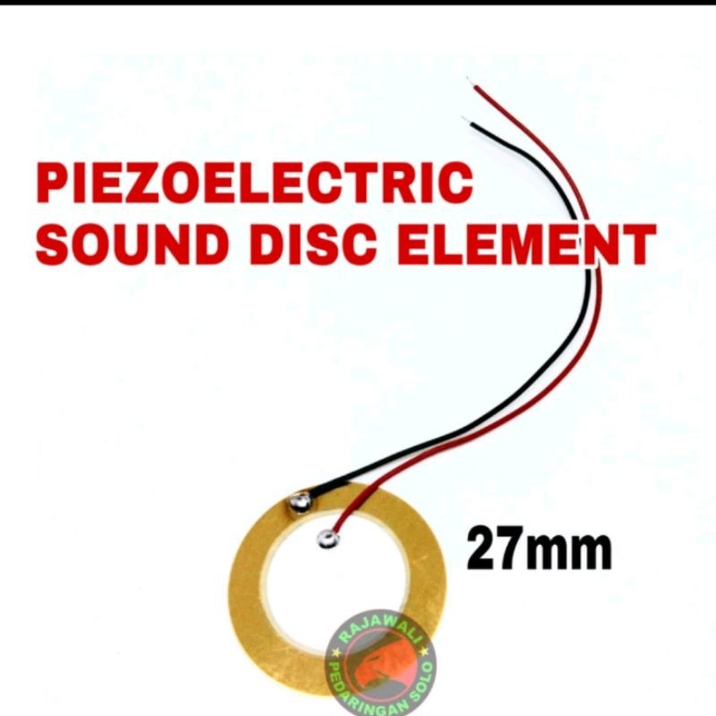 Jual PIEZOELECTRIC 27MM WITH COPPER WIRE SOUNDER SENSOR TRIGGER DRUM DISC TANPA KABEL | Shopee ...