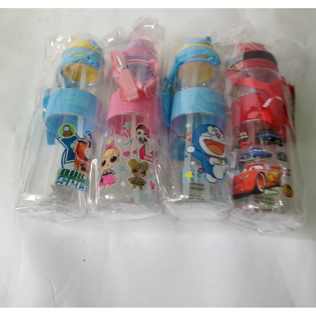 Jual Botol air minum anak Frozen tayo Spiderman Doraemon Cars lol ...