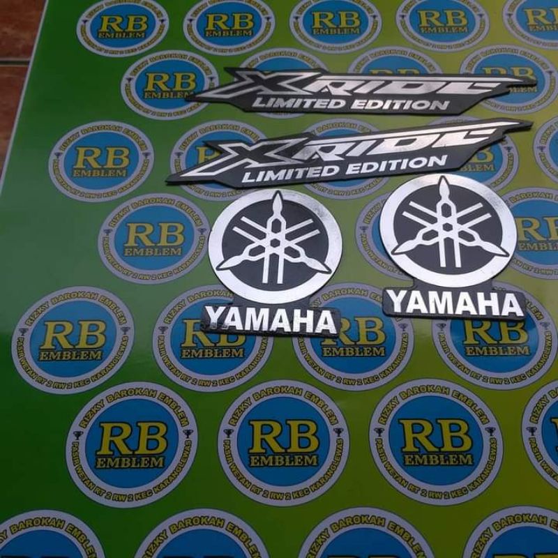 Jual emblem xride dan logo yamaha | Shopee Indonesia